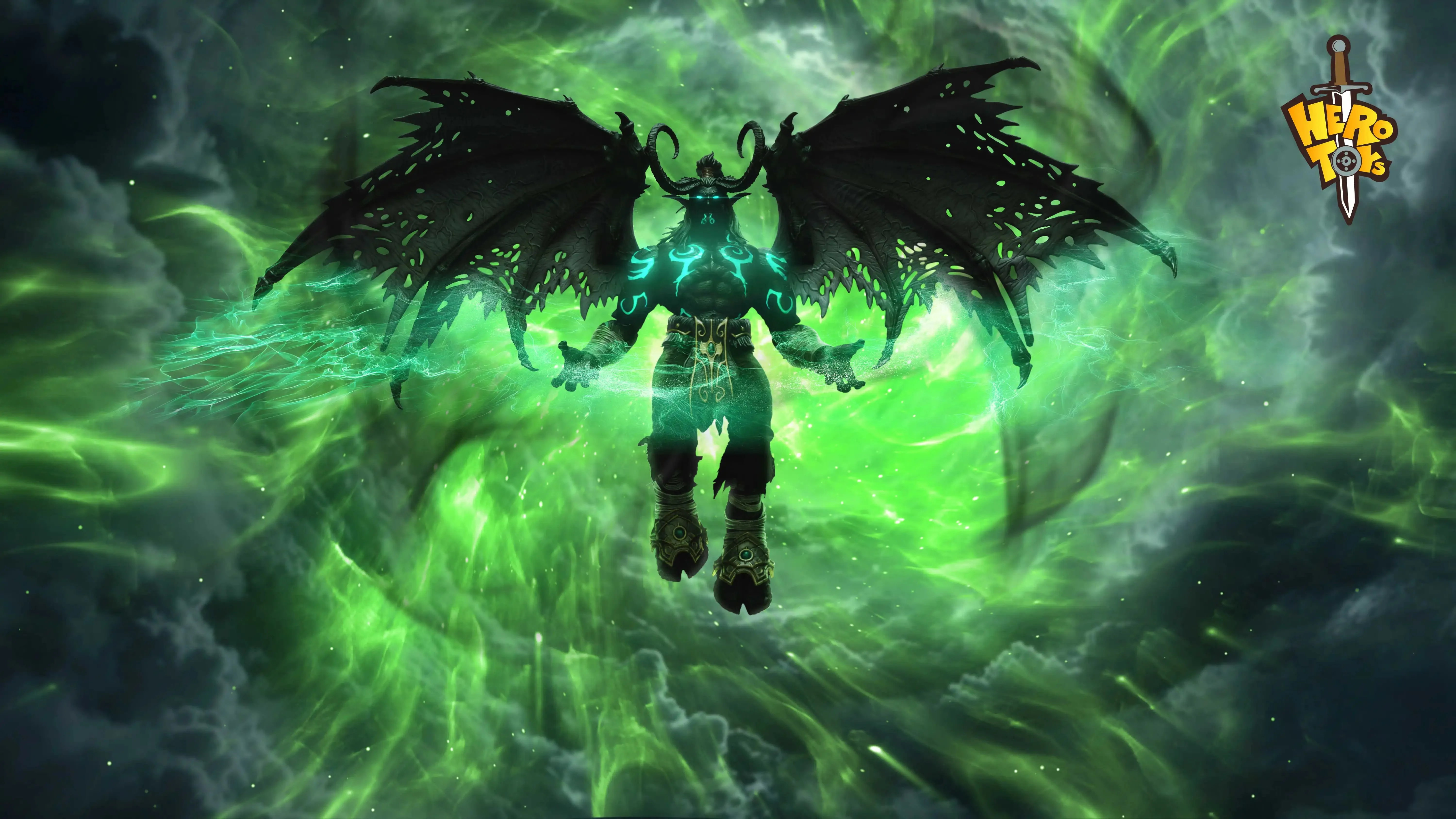 Коллекционная фигурка 1/10 Demon Hunter Black Illidan Stormrage ...