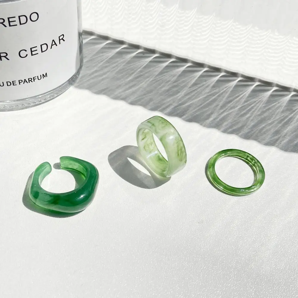 3pcs-Set-Creative-Square-Transparent-Geometric-Round-Acrylic-Korean ...