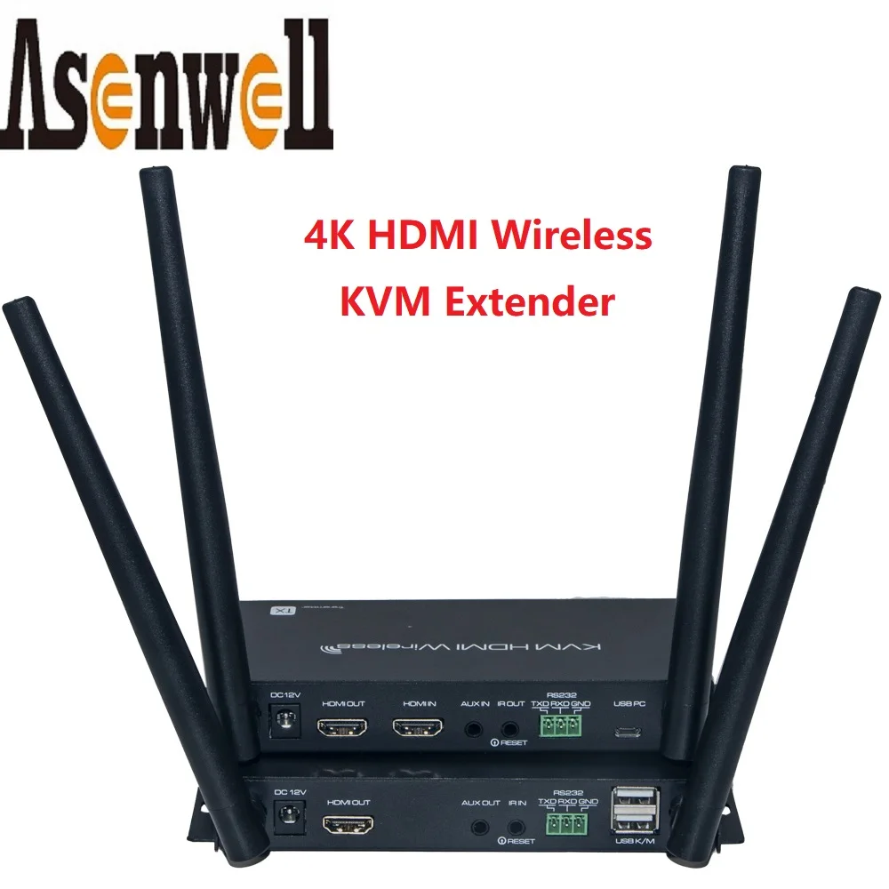 4K HDMI Extender Dual Antenna 100m 330ft Sender HDMI Transmitter ...