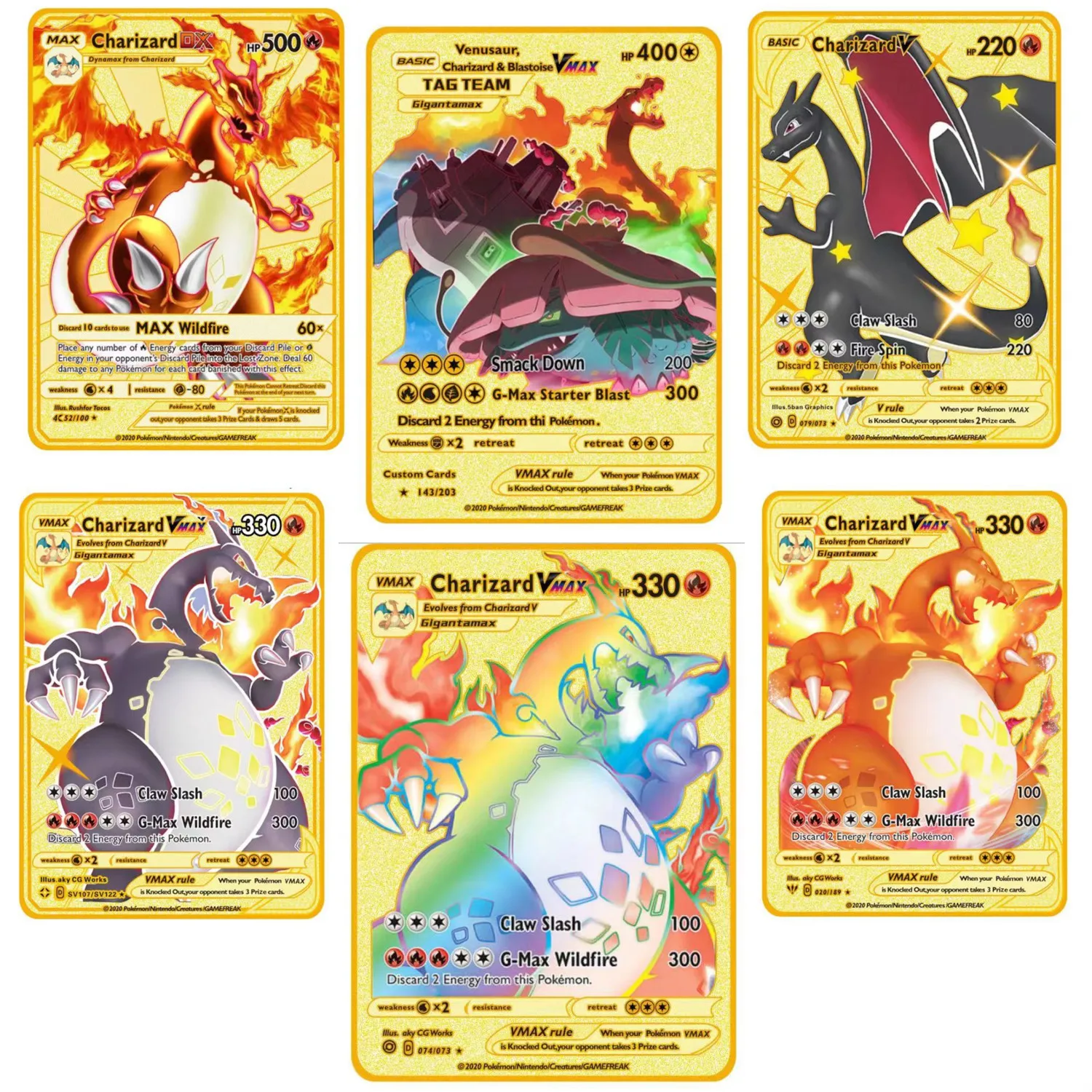 Pokemon-Spitfire-Dragon-Card-Pocket-Rare-Collection-Metal-Rainbow-Card ...