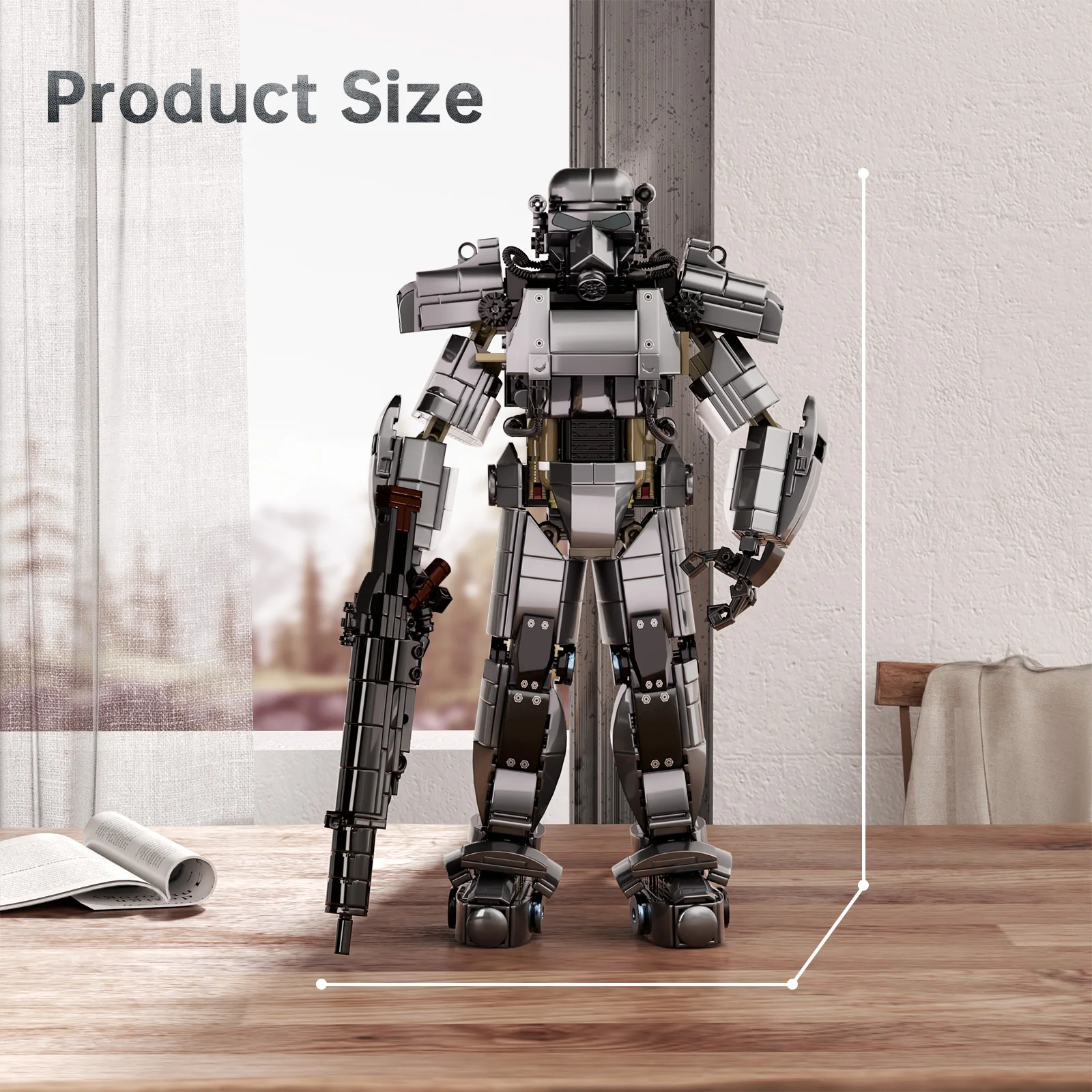 Fallouted-Winterized-T-51b-Power-Armor-Building-Block-Set-War-Mech ...