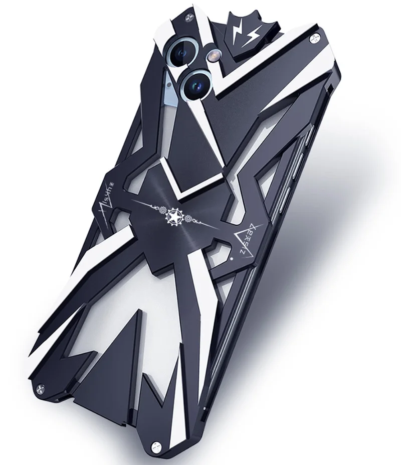 For Iphone 14 Pro Max Zimon Luxury New Thor Heavy Duty Armor Metal ...