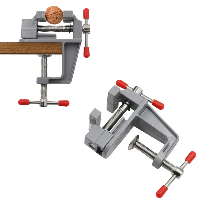 Mini Bench Vise Table Screw Vise Aluminium Alloy Table Bench Clamp Vise ...