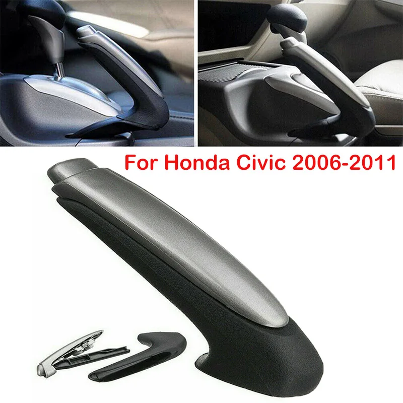 Car-Handle-Grip-Knob-Cover-Parking-Handbrake-Sleeve-Protector-For-Honda ...