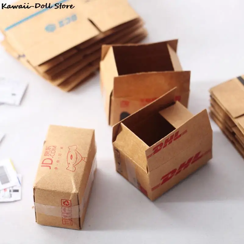5Pcs-1Set-Mini-Carton-Express-Box-1-12-Dollhouse-Miniature-Express-Box ...