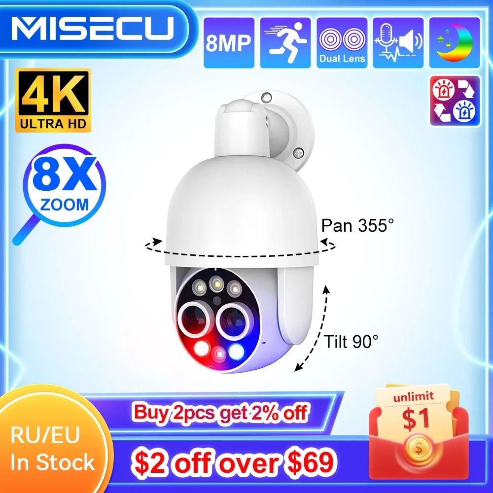 MISECU-4K-PTZ-8X-Hybrid-Zoom-2-8mm-12mm-Dual-Lens-POE-IP-Camera-8MP ...