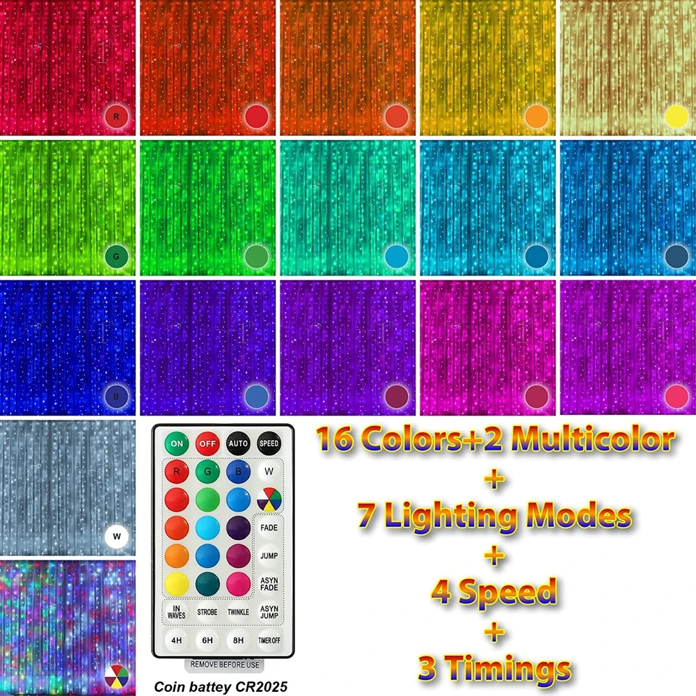 3m-3m-Multi-function-Remote-Control-Color-changing-Curtain-Light-300 ...
