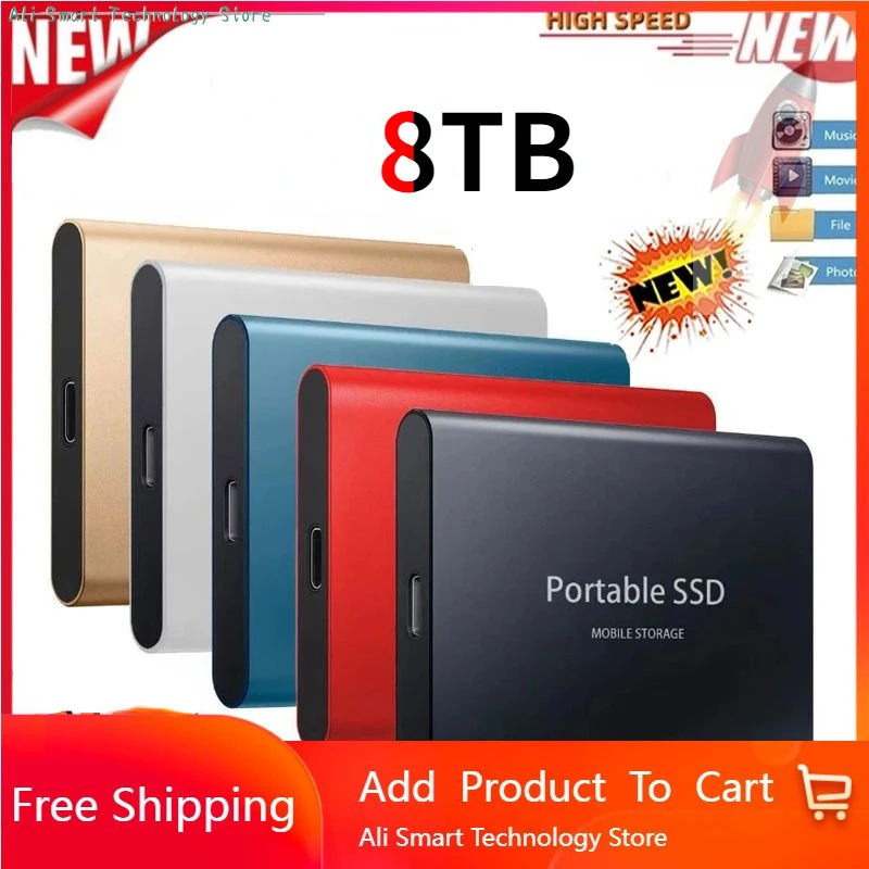 SSD Externo 500GB 1TB Mobile Solid State Drive Flash Drive Portátil ...