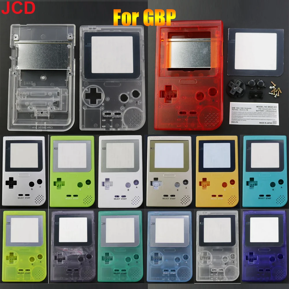 JCD-1pcs-For-GBP-Plastic-Housing-Shell-With-buttons-kit-Replacement-For ...