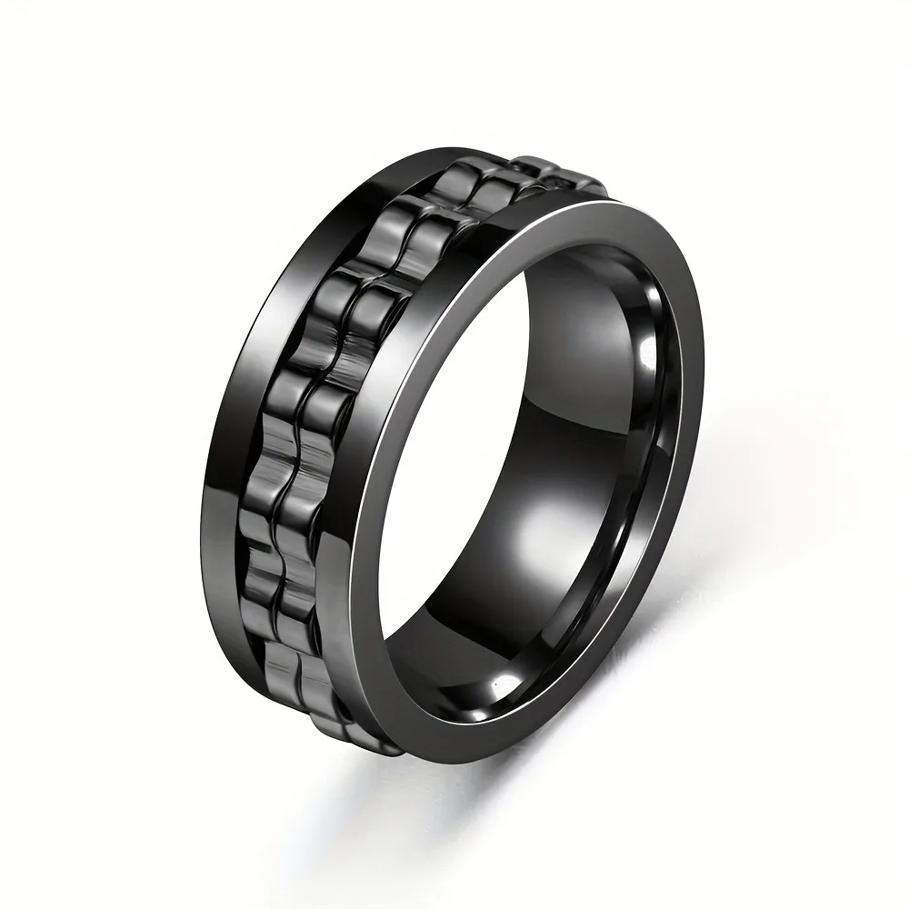 Anillo-de-engranaje-antiansiedad-para-hombres-Anillo-giratorio-para ...