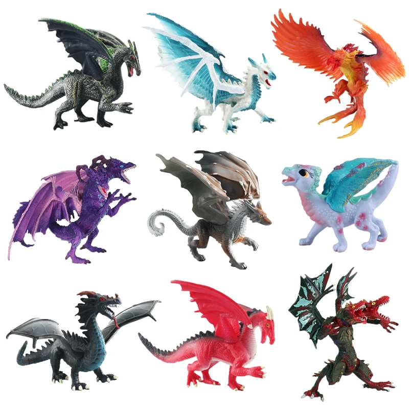 Simulation-Movie-Myth-Dragon-Figurine-Model-Mythical-Beast-Barbarous ...