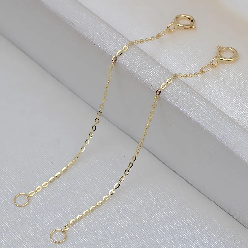 NYMPH Real G18K Gold Extension Chain Necklace Extension AU750 Gold ...