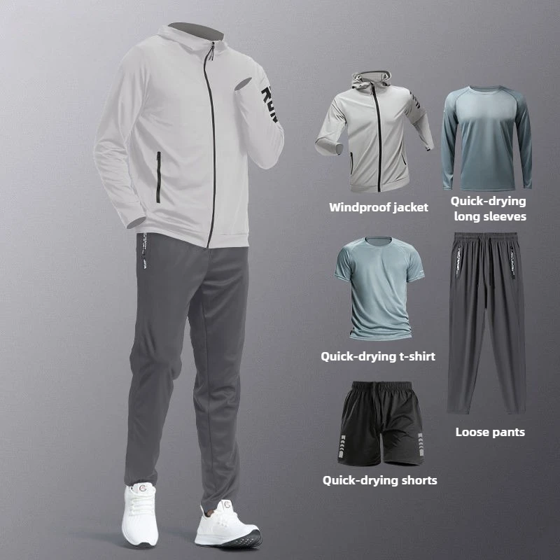 Men's Sportswear Sets: Men's Athletic Shirts for Running, Training ...