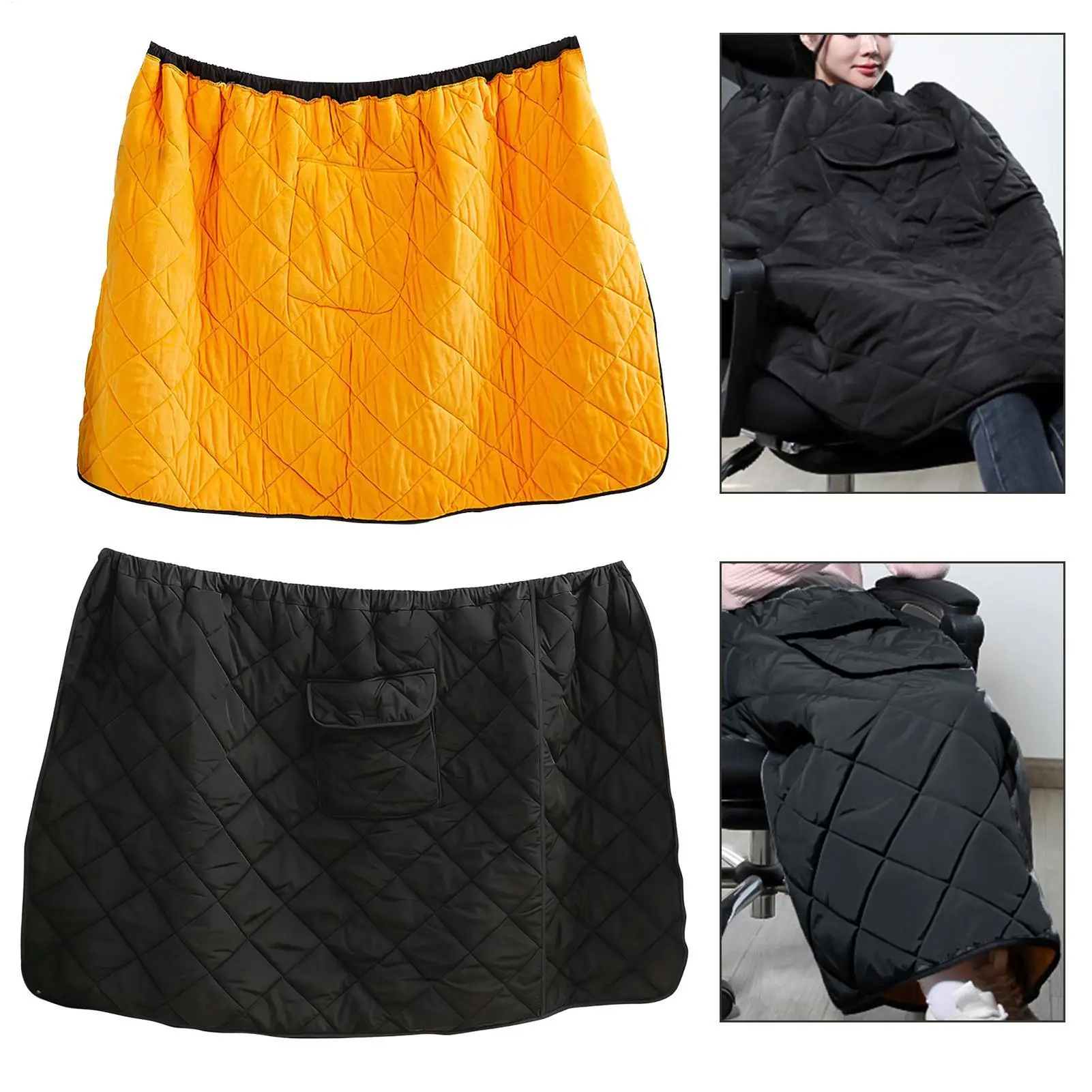 Scooter Leg Cover Waterproof Thick Blanket Plush Lining Motorcycle Warm ...