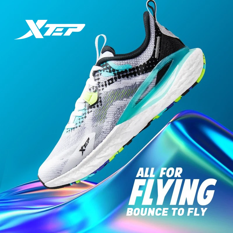 XTEP Dynamic Foam Running Shoes Men Shock Absorbing Male Casual Sports ...