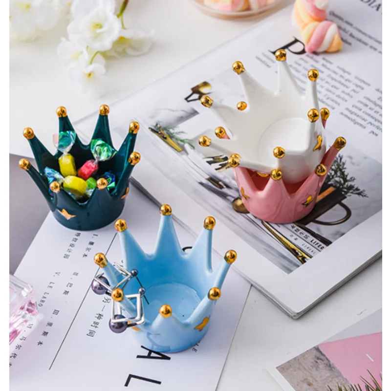 Exquisite-Crown-Ceramic-Small-Dish-Mini-Jewelry-Storage-Box-Ornament ...