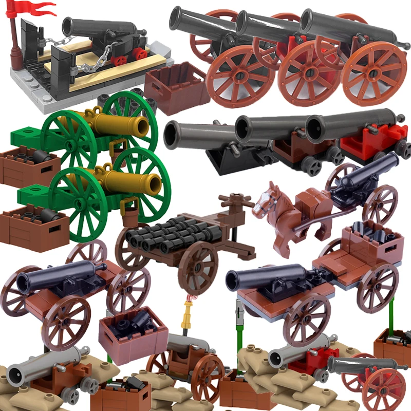 MOC Militaire Bouwstenen Figuur Napoleon Wars Soldaat Accessoires Wapen ...
