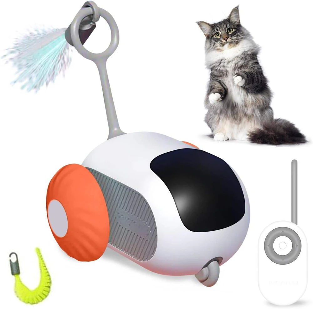 2-Modes-Smart-Cat-Toy-Automatic-Moving-Remote-Controlled-Toy-Car-for ...