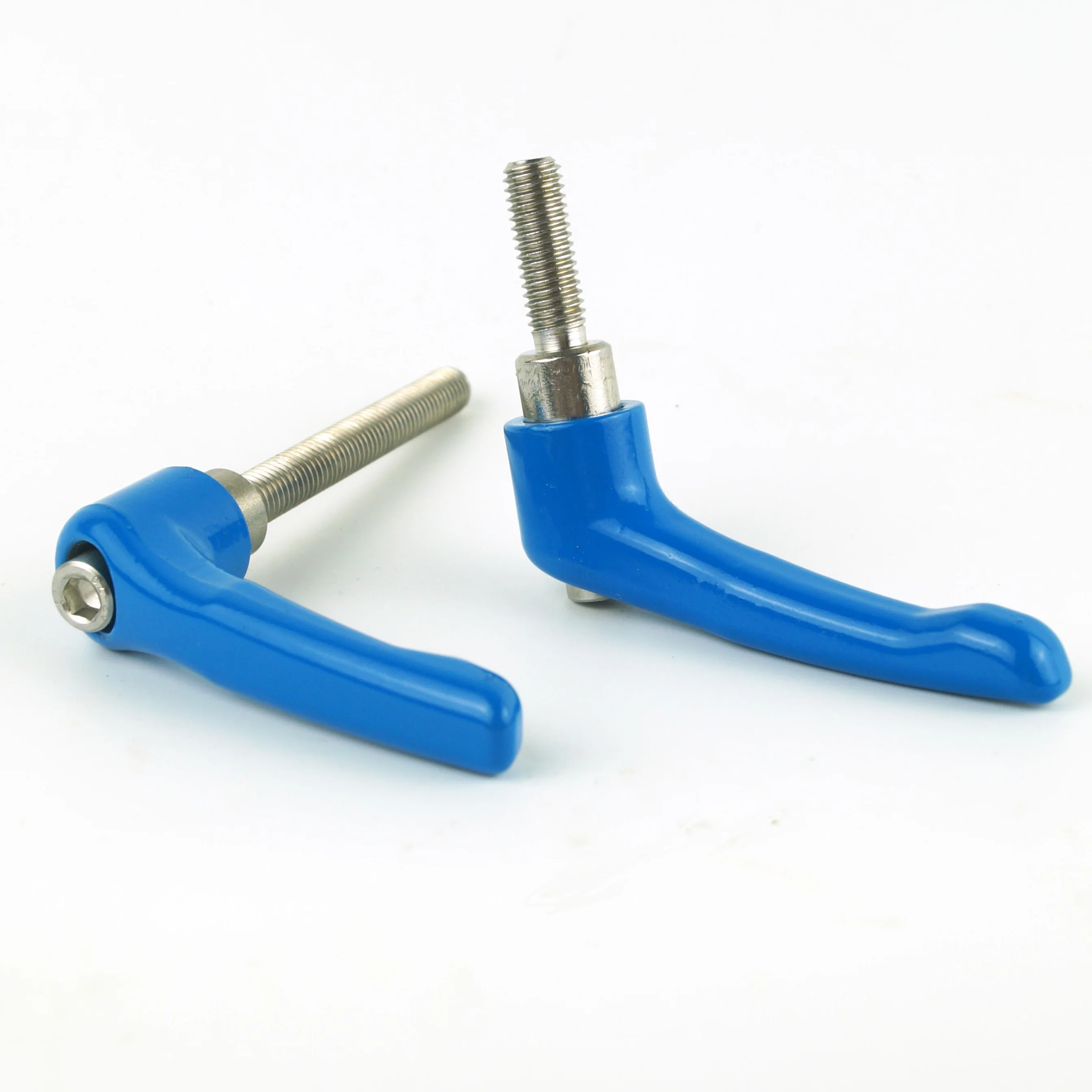 M8-BLUE-AISI304-Stainlesss-Steel-Clamping-Handle-Tension-Levers-Solid ...
