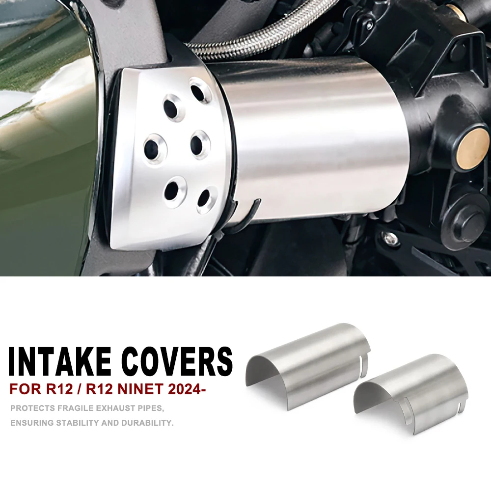 NEW Stainless Steel Air Intake Protective Cover Guard Kit For BMW R12 ...