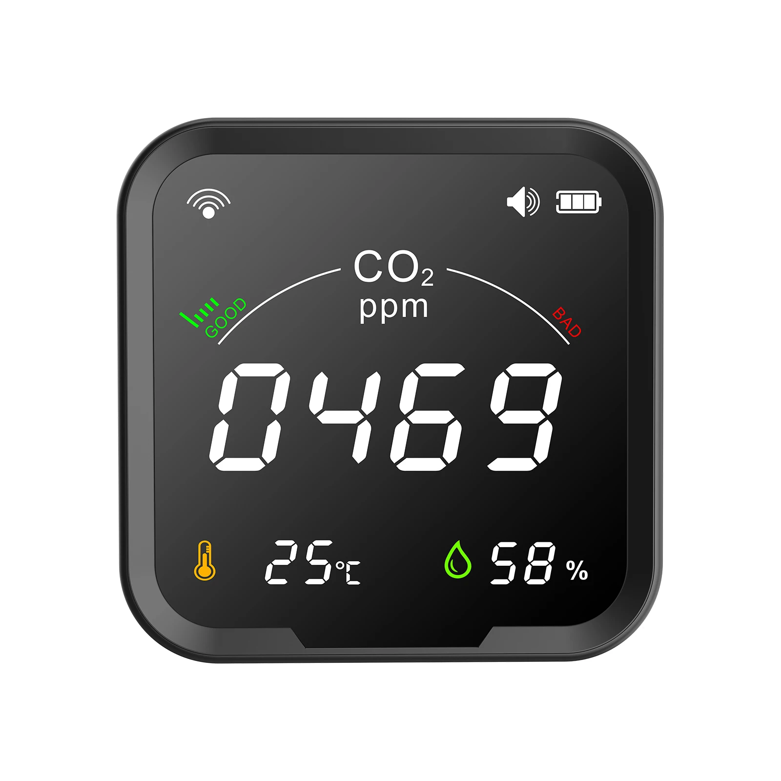 Protmex-Medidor-de-CO2-con-WiFi-Monitor-de-temperatura-y-humedad ...