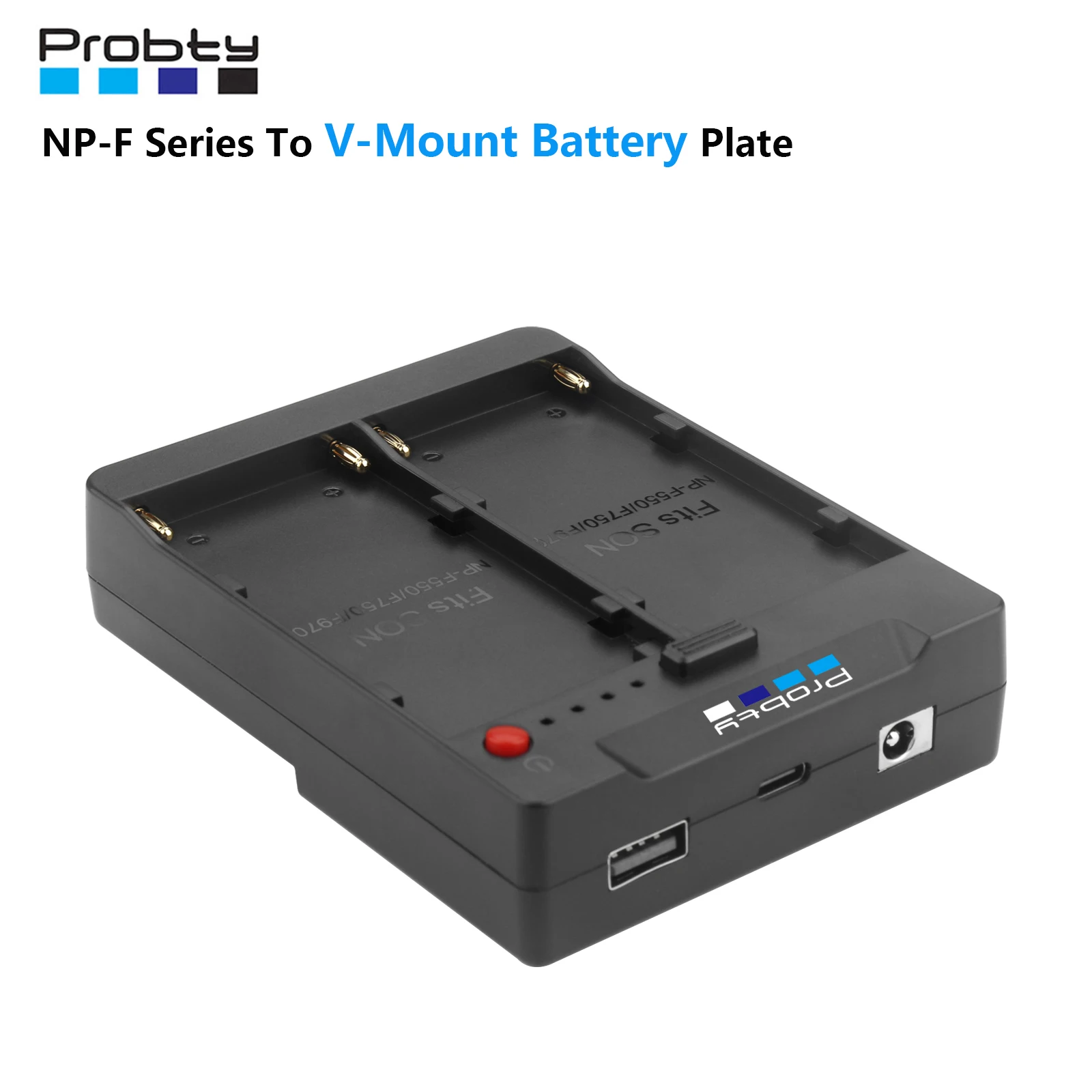 NP-F Series Battery Holder Switch Convert Adapter Plate To V Mount ...