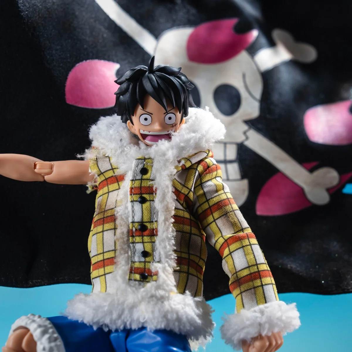 Handmade 1/12 Classic Battle Damage&Complete Plush Plaid Hooded Top ...