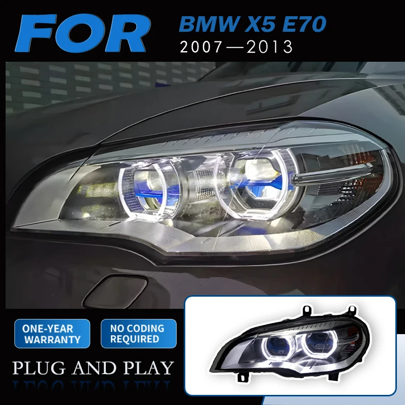 Headlight-For-BMW-X5-E70-LED-Headlights-2007-2013-Head-Lamp-Car-Styling ...