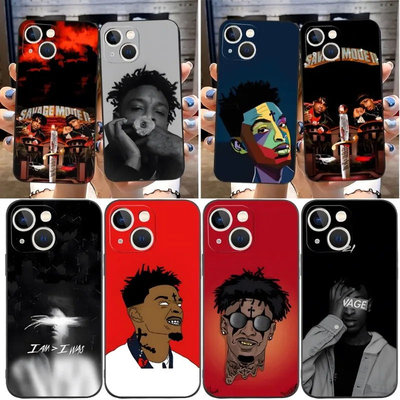 Pop-21-Savage-Rapper-Phone-Case-Funda-For-Apple-Iphone-12-Pro-13-11-14 ...