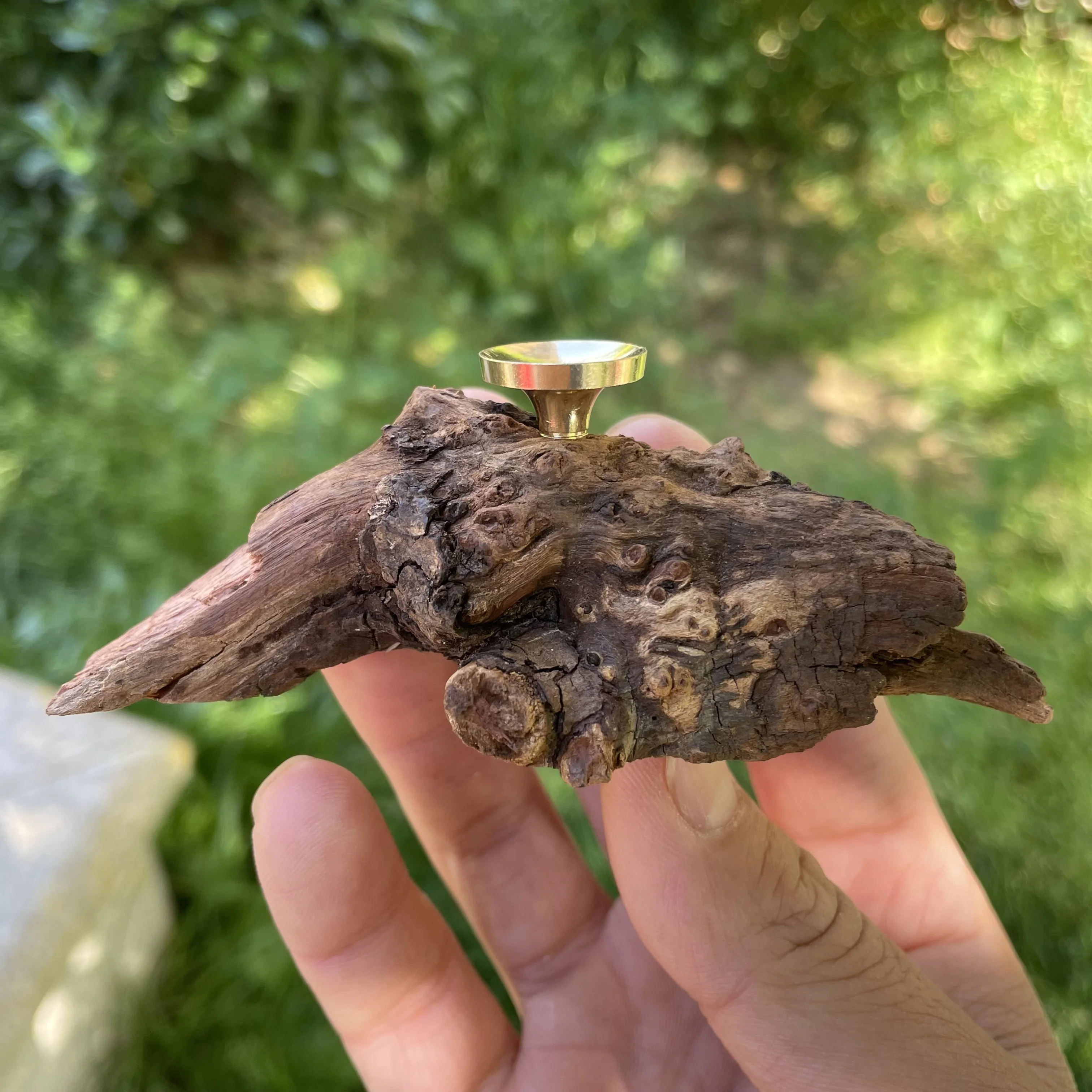 Natural Driftwood Hand Carved Crystal Sphere Stand Base For Display ...