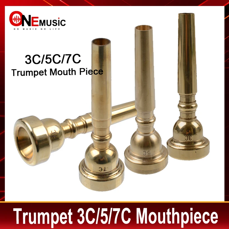 High-Quality-3Pcs-Golden-Professional-Trumpet-3C-5C-7C-Mouth-Piece ...