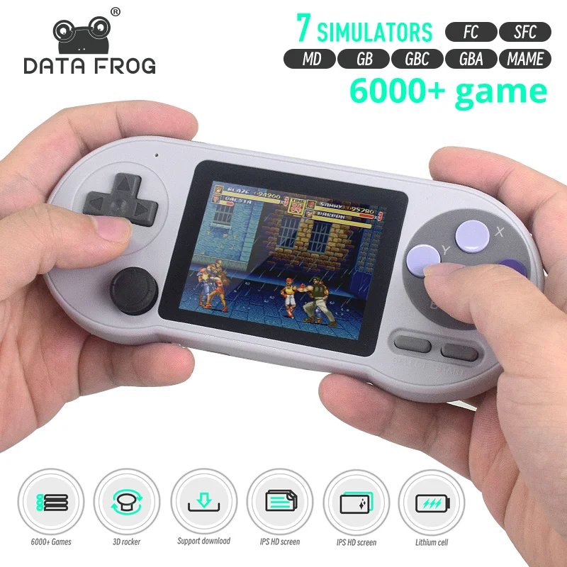 DATA-FROG-SF2000-3-inch-IPS-HD-Handheld-Retro-Game-Console-Players ...