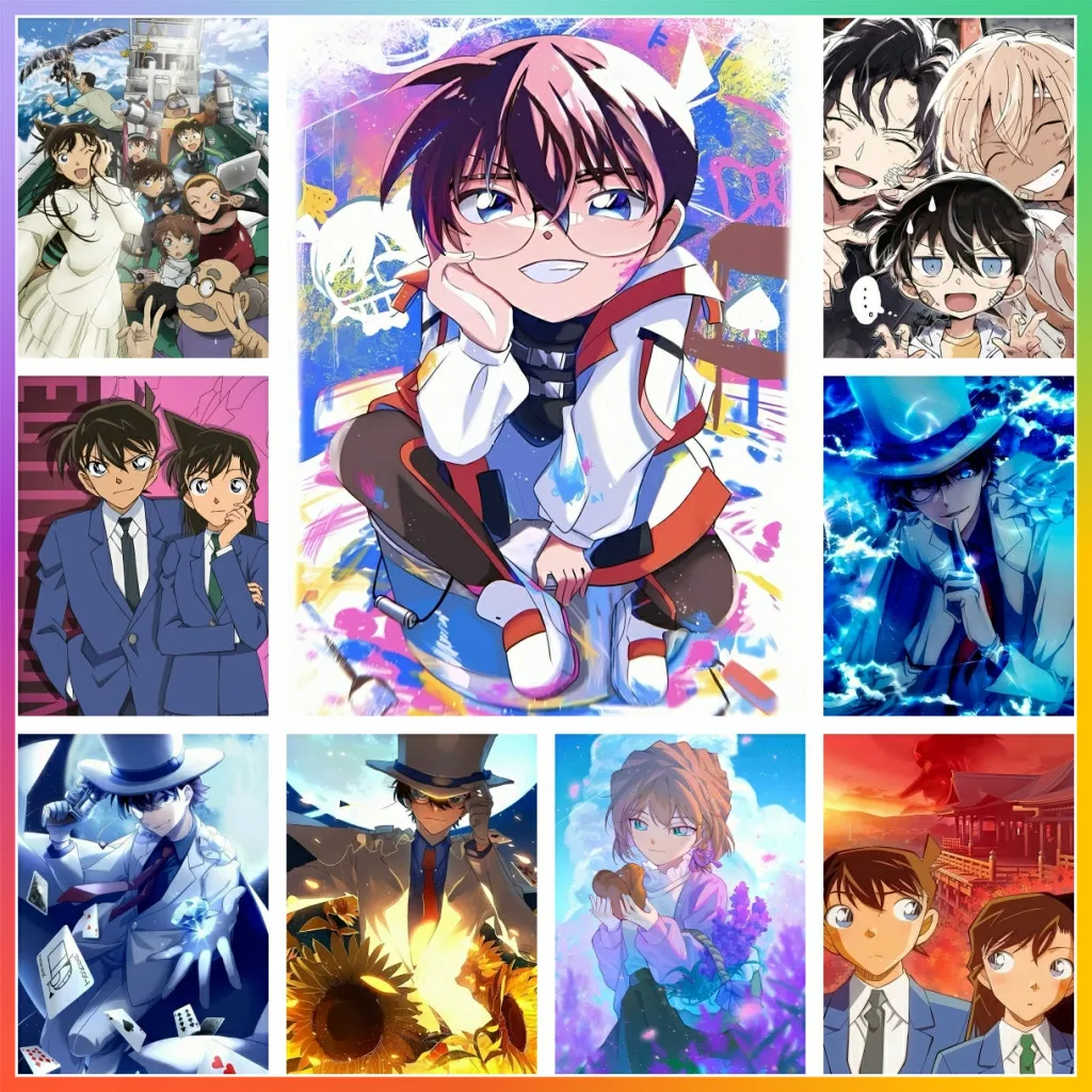 Detective Conan Anime Japan Diamond Painting Cross Stitch Crafts Mosaic ...