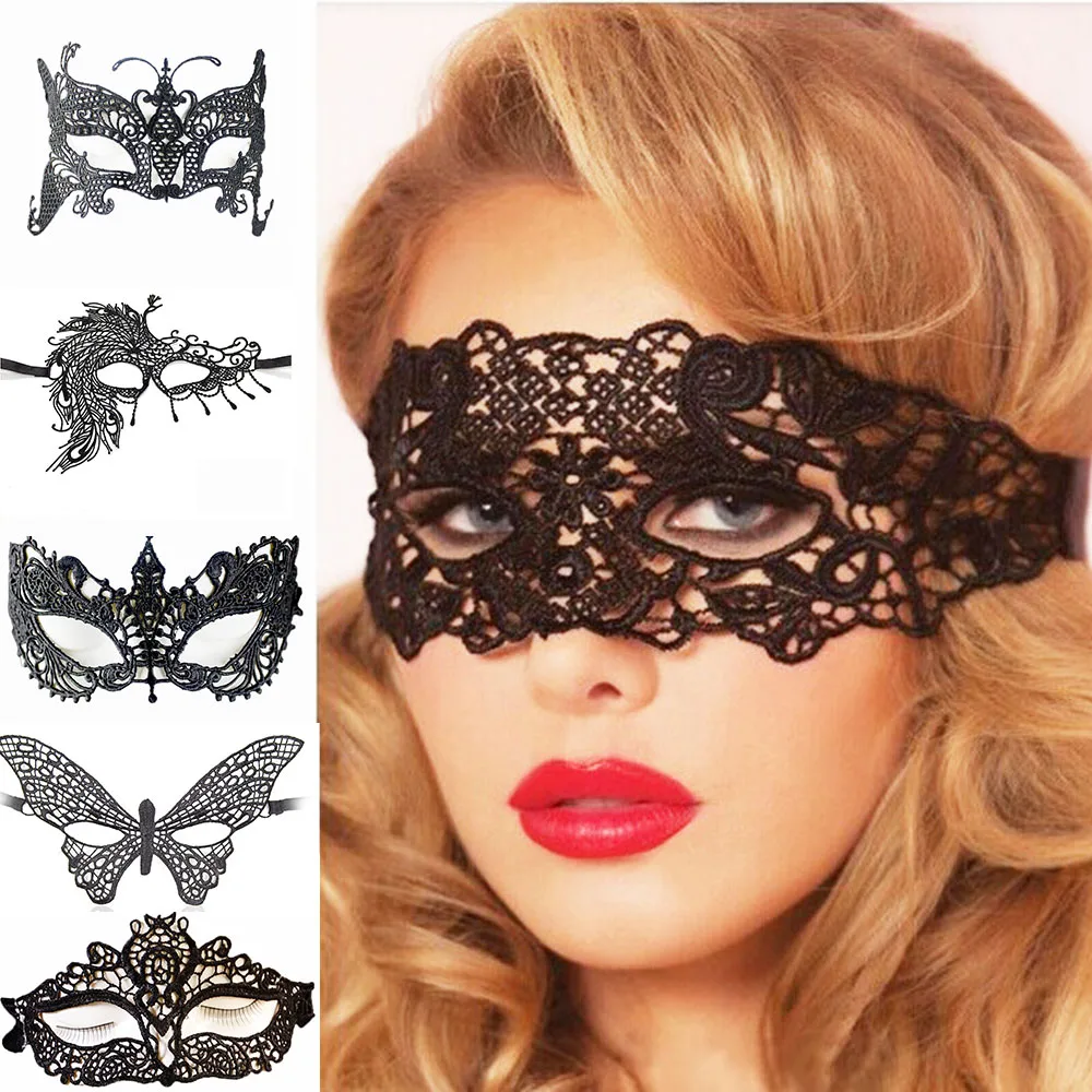 Lace-Hollow-Masquerade-Face-Mask-Sexy-Women-Cosplay-Prom-Party-Props ...