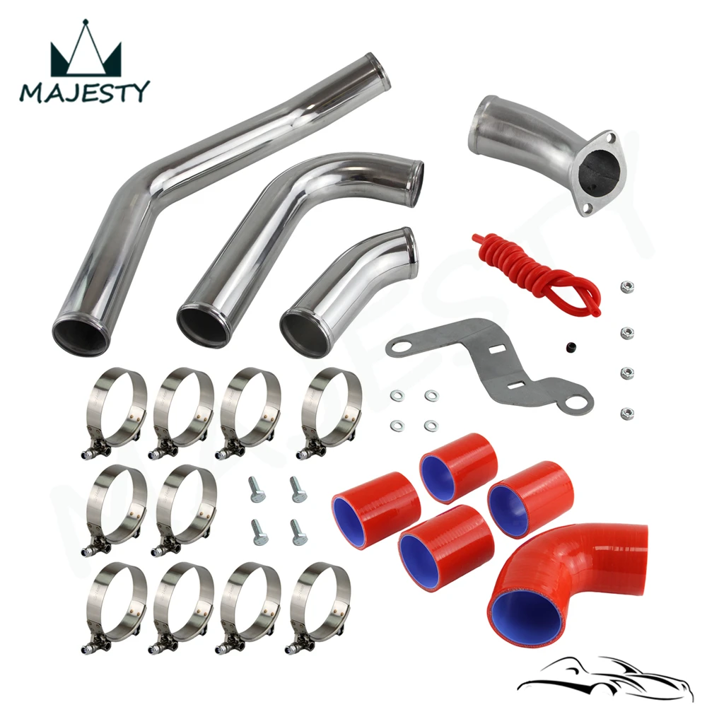 Red Evo X Intercooler Pipes