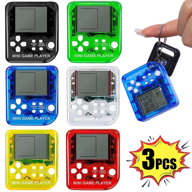Portable Pocket Mini Classic Game Machine Keychain Children's Handheld ...