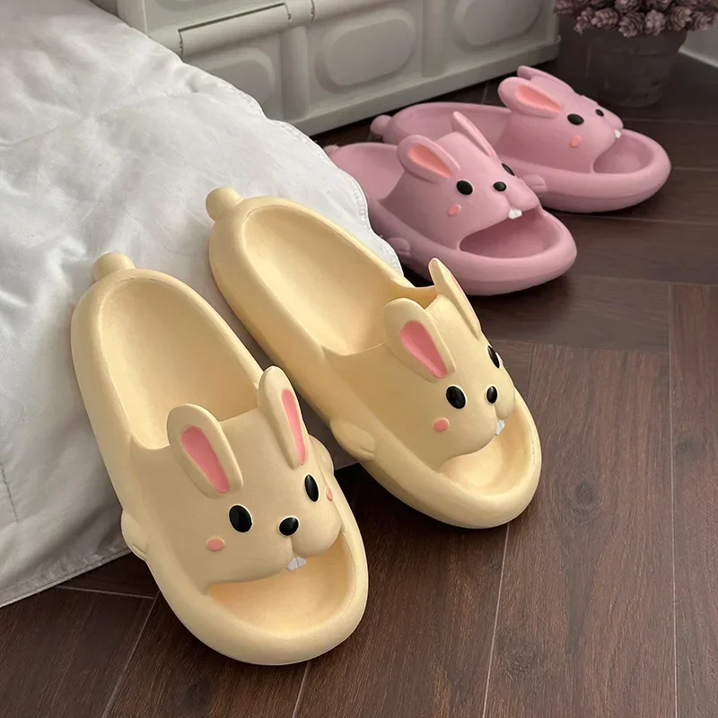 Outdoor-cute-bunny-shoes-Indoor-EVA-platform-slippers-for-family-use ...