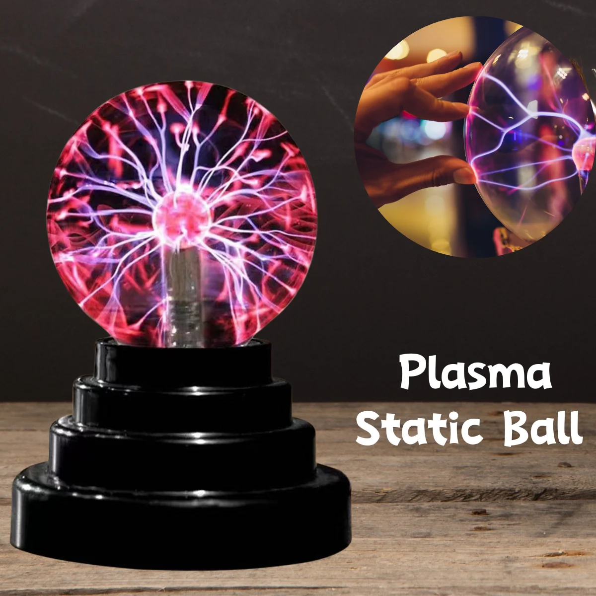Magic-Static-Plasma-Ball-Lamp-Touch-Novelty-Ball-Atmosphere-Night-Light ...