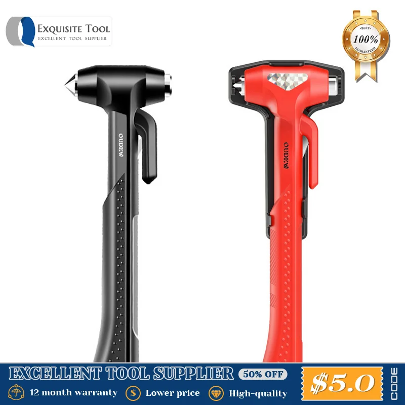 Carbon Steel Car Safety Life Hammer Auto Emergency Escape Rescue Tool ...