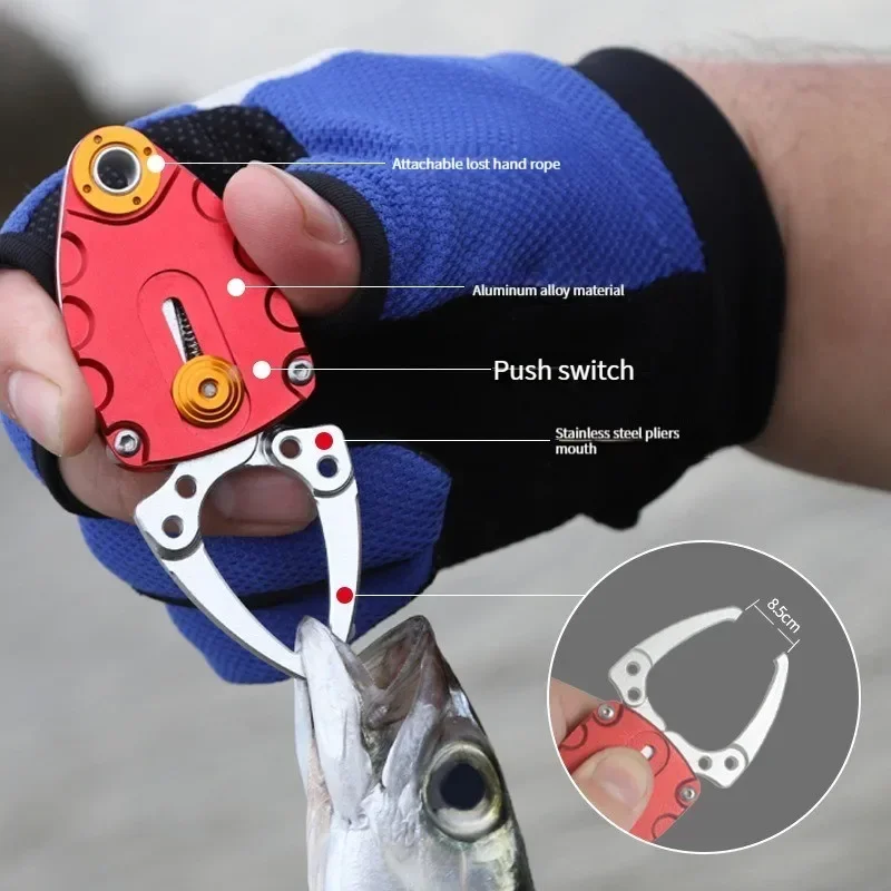 Multifunctional Mini Fishing Pliers Grip Set Aluminium Saltwater Tongs ...