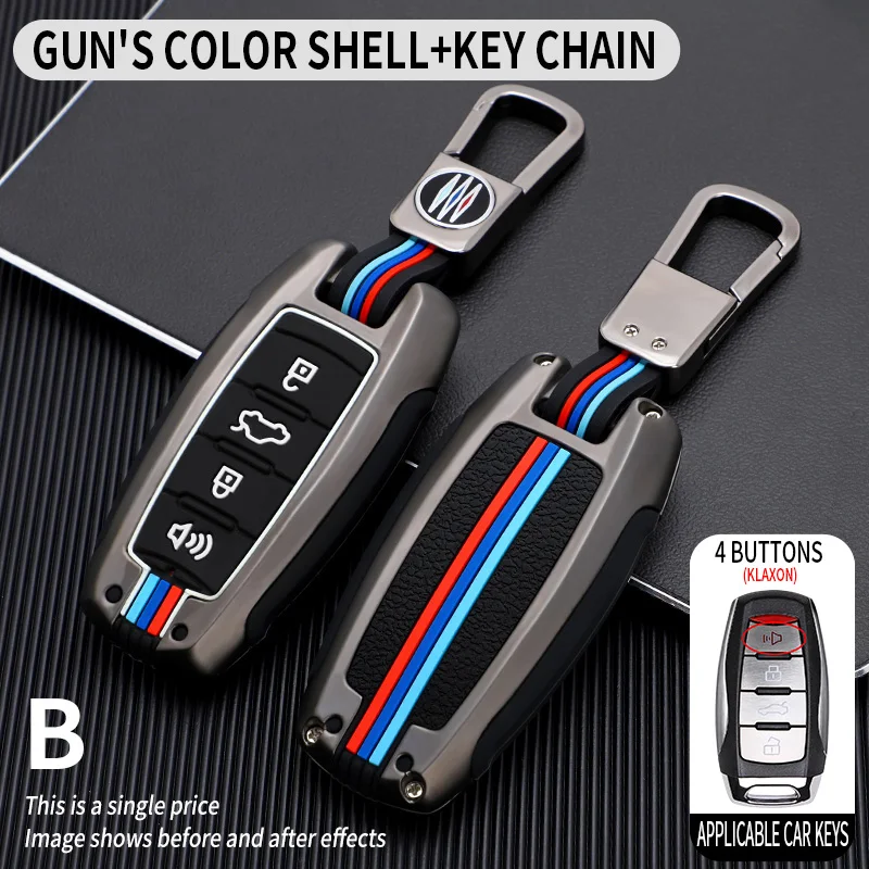 Alloy Car Remote Key Case Cover Protect Shell For Great Wall Haval ...