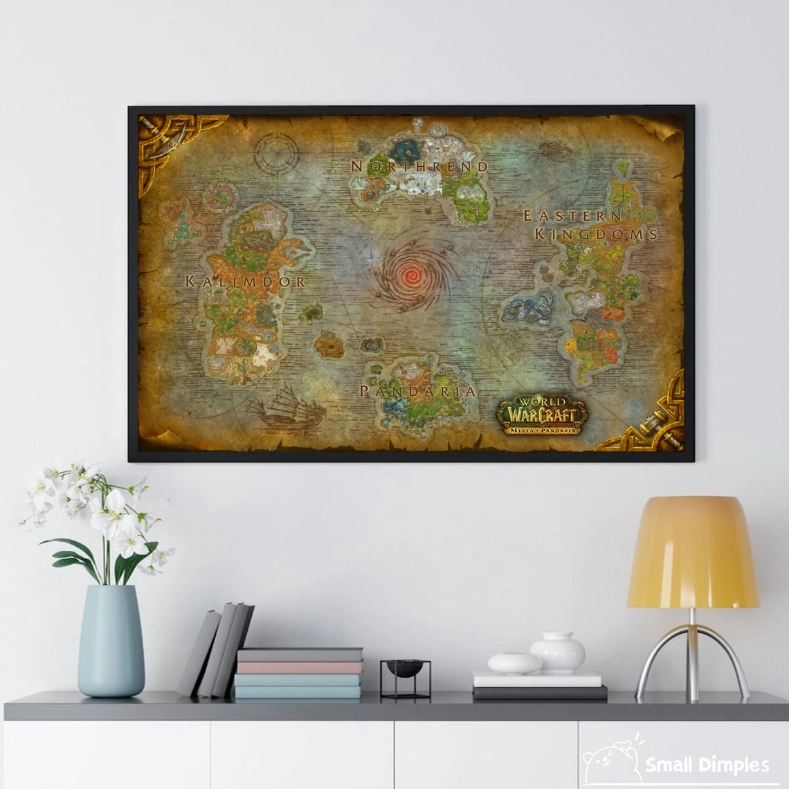 Azeroth Map Poster