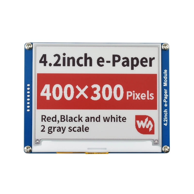 Raspberry-Pi-4-2inch-e-Paper-E-Ink-Display-Module-B-400x300-Three-Color ...