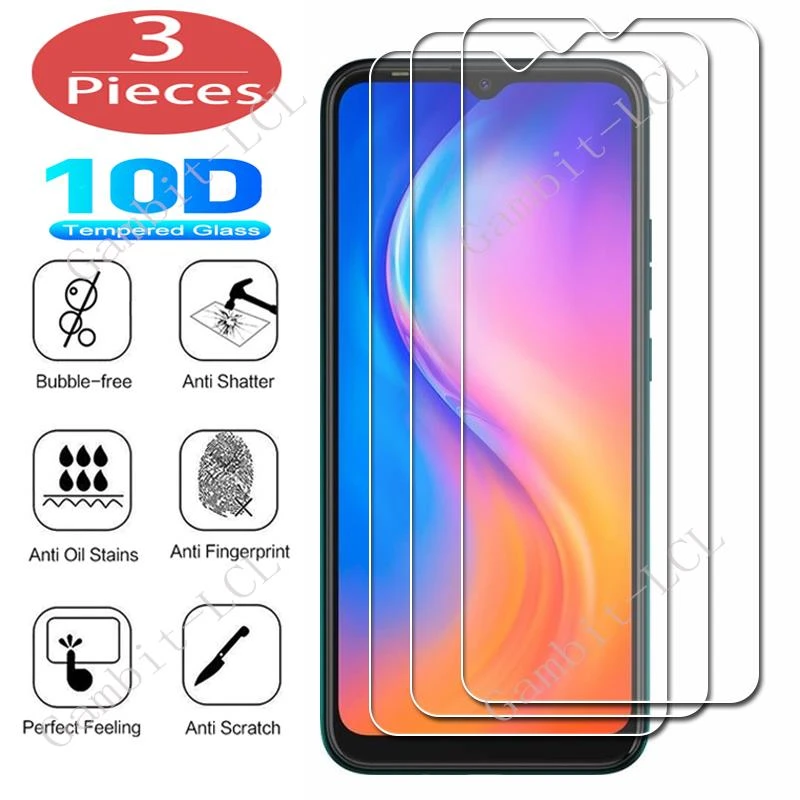 3Pcs Tempered Glass For Tecno Camon 19 Neo 4G 5G 18P 18 Premier Pop 5 LTE Pro 5S 5X 6 Pova 3 8C ...