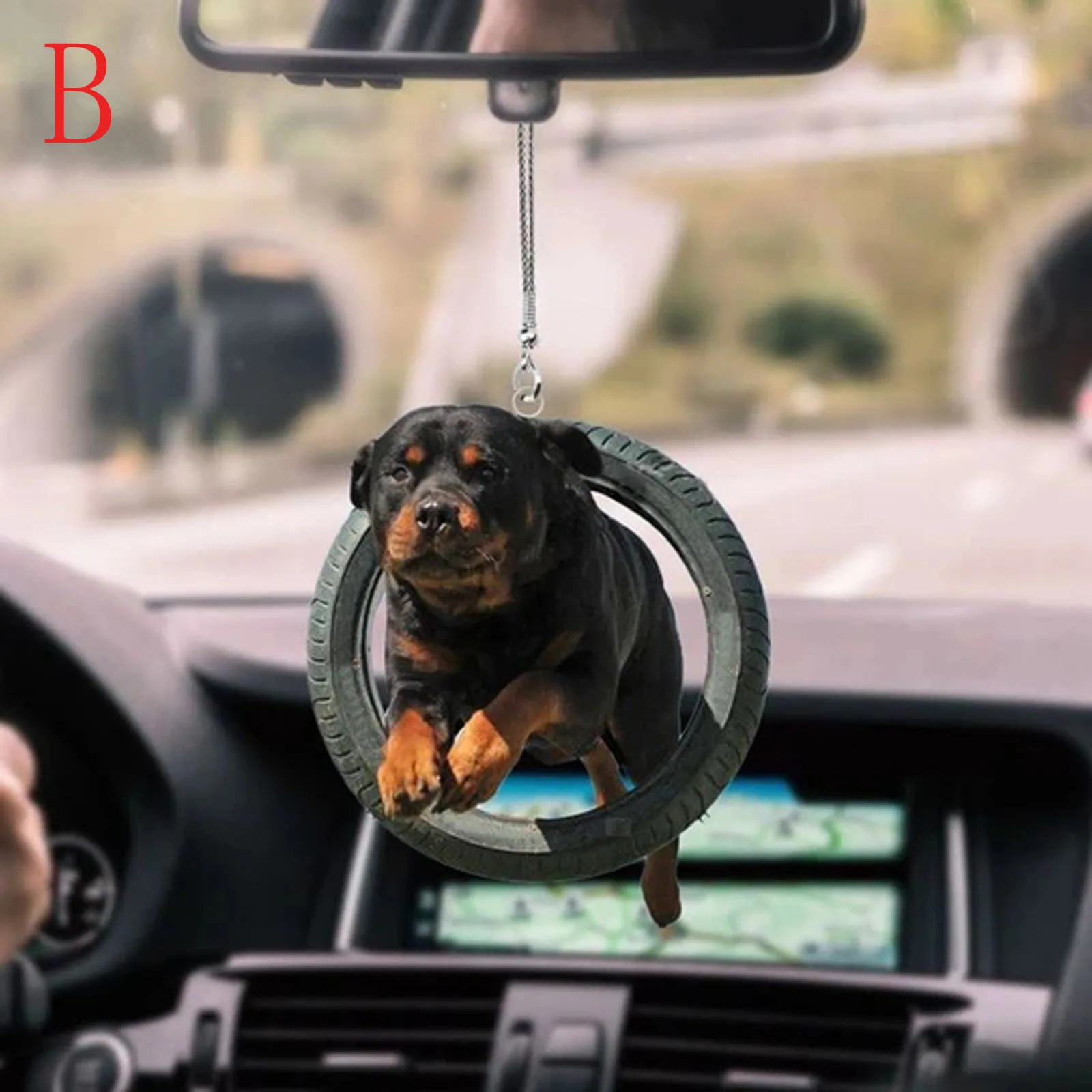 1PC-Funny-Car-Ornament-Tire-Simulation-Dog-Hanging-Decorations-For-Car ...