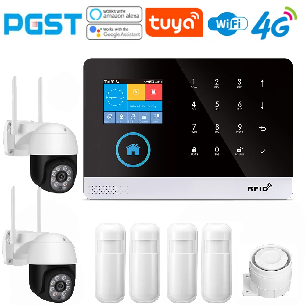 PGST-103-4G-Home-WiFi-Intelligent-Alarm-System-Home-Wireless-Security ...