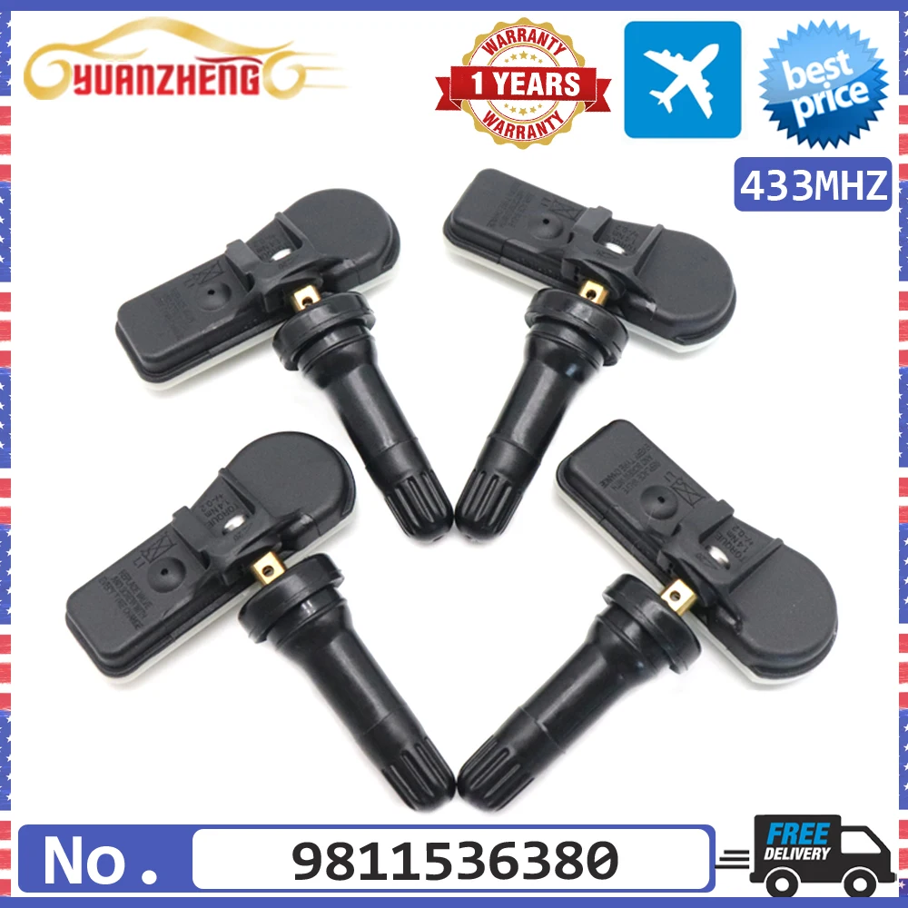 TPMS-Tyre-Pressure-Monitoring-Sensor-9811536380-For-Citroen-Berlingo ...