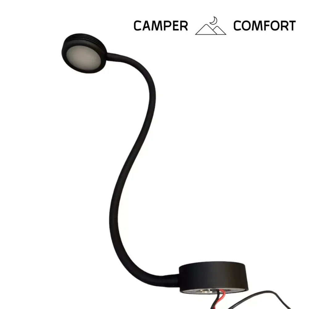 12v LED Campervan Flexible Reading Map Light With USB Port For VW T5/T6 ...