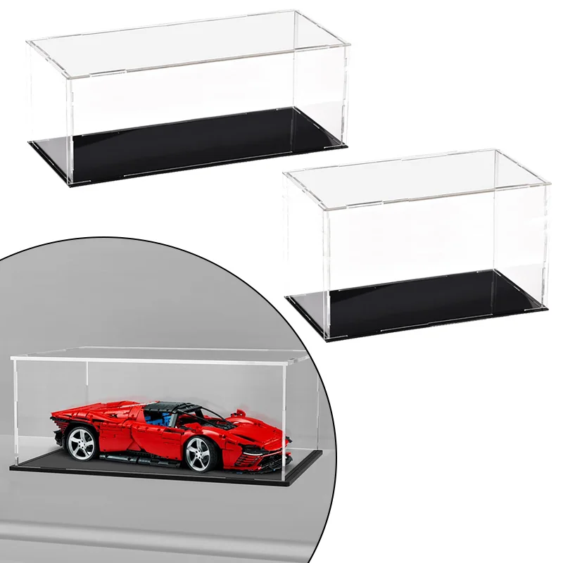 Acrylic Model Display Case Showcase Storage Organizer Box Protection ...