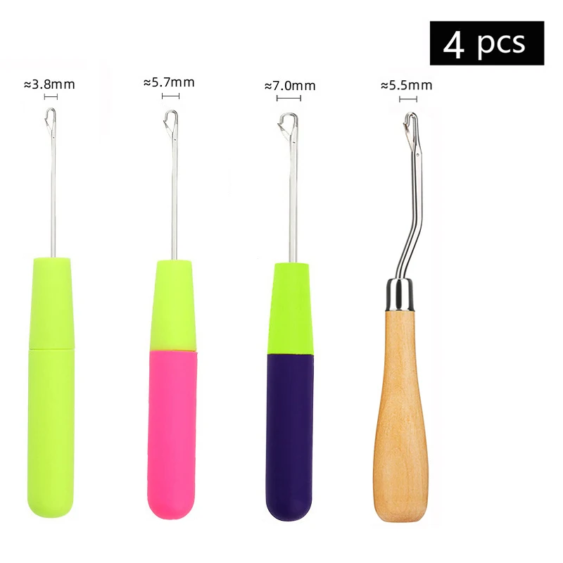 Crochet-Hook-Hair-Weave-1-4-5-9pcs-Crochet-Needle-Wigs-Knitting-Hair ...